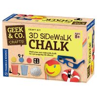 3D Sidewalk Chalk Kit - GeekAlerts