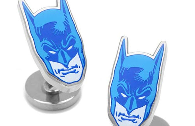 Batman Blue Mask Comics Cufflinks - GeekAlerts