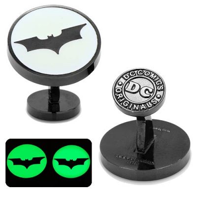 Batman Dark Knight Signal Glow-in-the-Dark Cufflinks - GeekAlerts