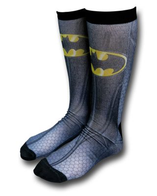 Batman Costume Sublimated Crew Socks - GeekAlerts