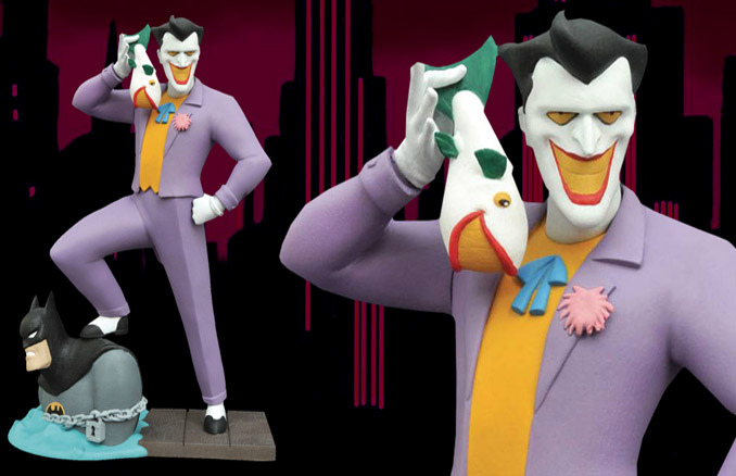 Batman: The Animated Series Joker Laughing Fish Gallery Figure - GeekAlerts