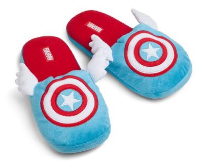 Captain America Winged Slippers - GeekAlerts