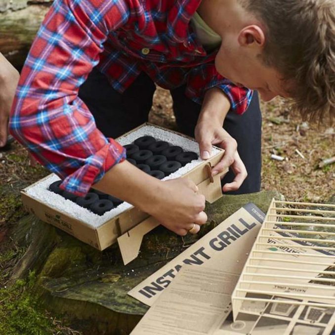 Biodegradable Instant BBQ - GeekAlerts