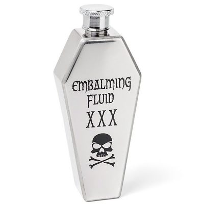 Coffin Embalming Fluid Flask - GeekAlerts