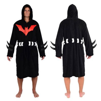 DC Comics Batman Beyond Hooded Fleece Bathrobe - GeekAlerts
