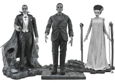 Universal Monsters Black-and-White Action Figure Box Set - GeekAlerts