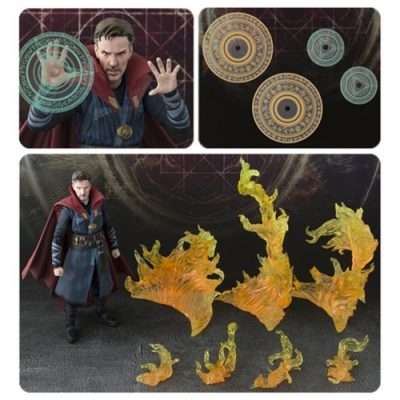 Doctor Strange & Burning Flame Set S.H. Figuarts Action Figure - GeekAlerts