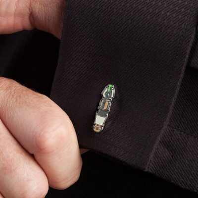 Doctor Who 11th Doctor Sonic Screwdriver Cuff Links - GeekAlerts