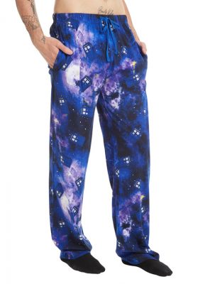 Doctor Who Galaxy TARDIS Guys Pajama Pants - GeekAlerts