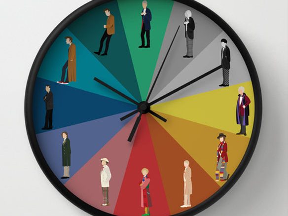 Doctor Who 11 Doctors Wall Clock