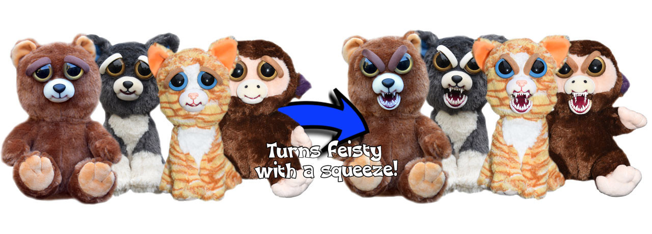 Feisty Pet Stuffed Animals - GeekAlerts