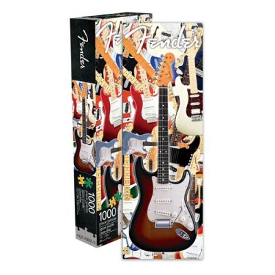 Fender Guitar 1,000-Piece Slim Puzzle - GeekAlerts