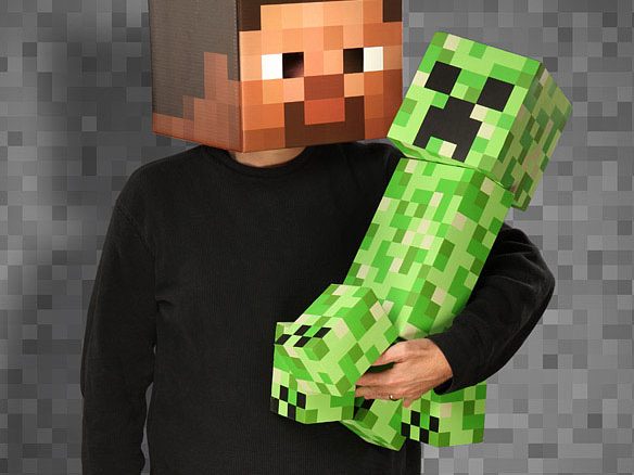 Minecraft Steve or Creeper Heads