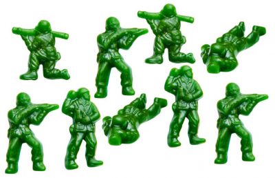 Tasty Gummy Green Army Men Figures - GeekAlerts