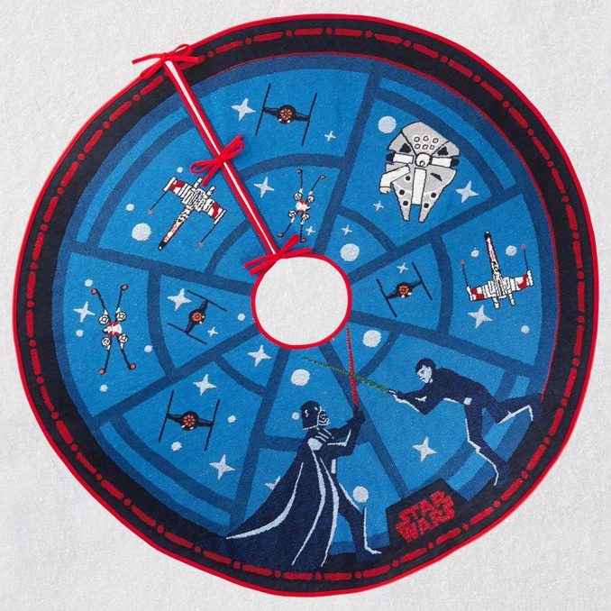 Star Wars The Force Is Strong Tree Skirt - GeekAlerts