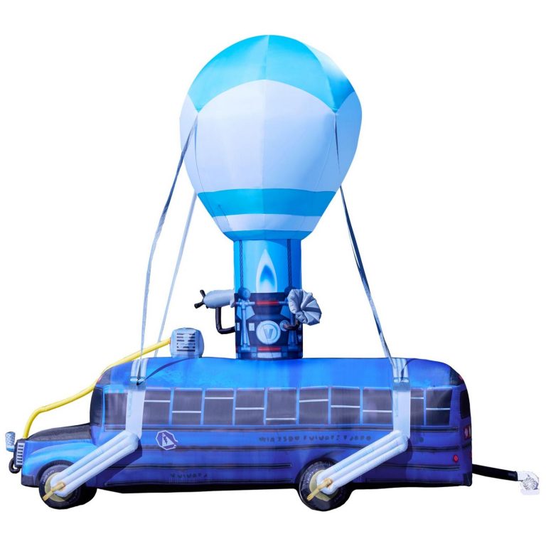 Gigantic Fortnite Battle Bus Inflatable - GeekAlerts