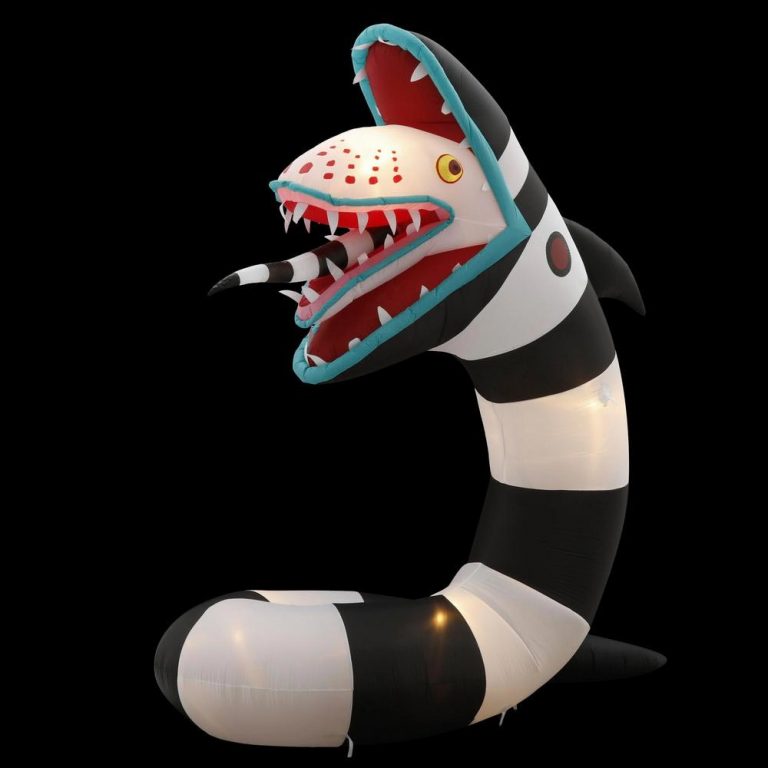 Giant 9.5′ Inflatable Animated Beetlejuice Sandworm
