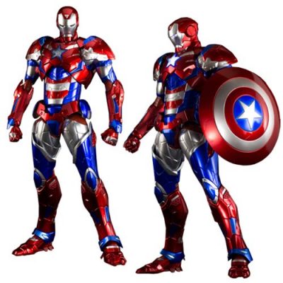 Iron Man Iron Patriot Re: Edit Iron Man Light-Up Action Figure – GeekAlerts