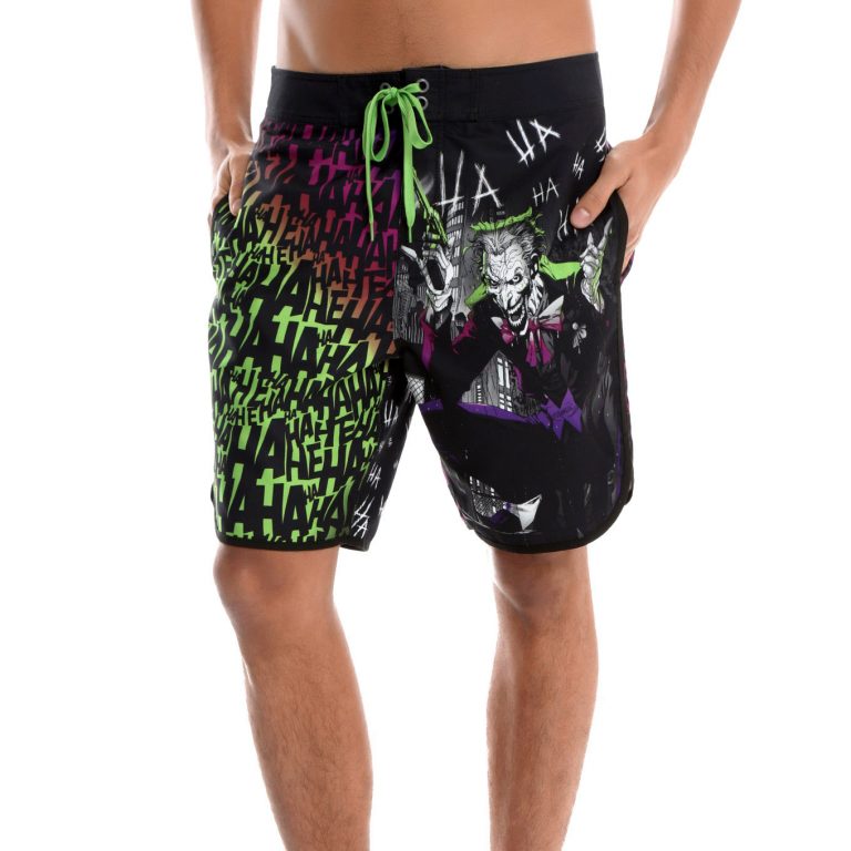 Joker Hahaha Swim Trunks - GeekAlerts