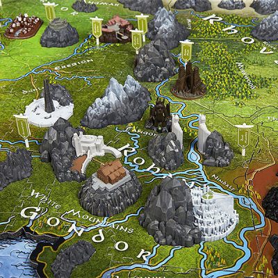 Lord of the Rings Map of Middle Earth 3D Puzzle - GeekAlerts