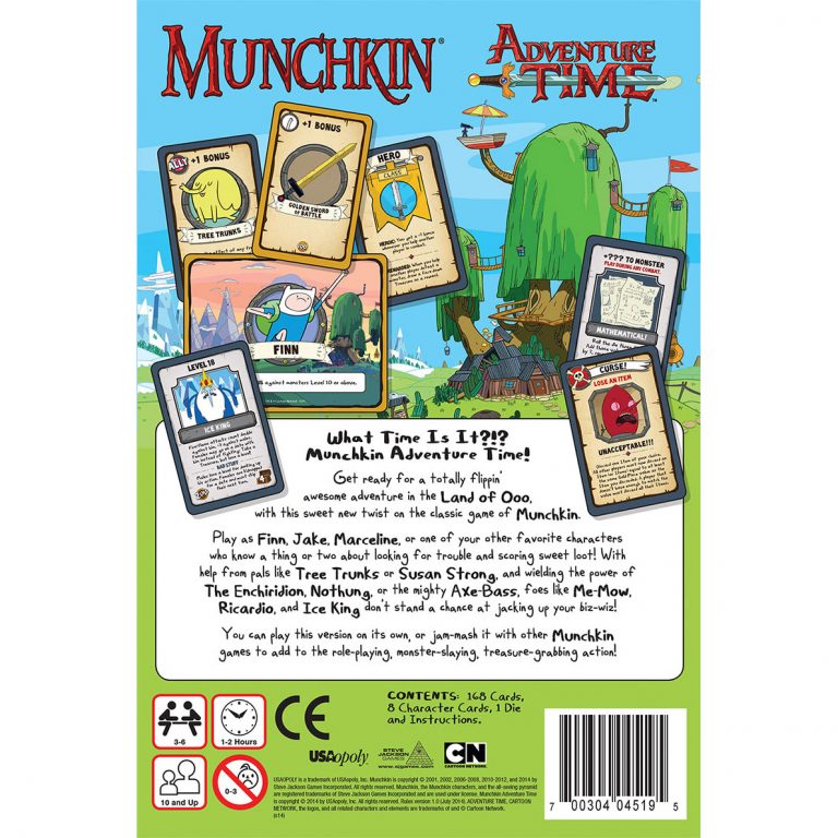 Adventure Time Munchkin Card Game - GeekAlerts