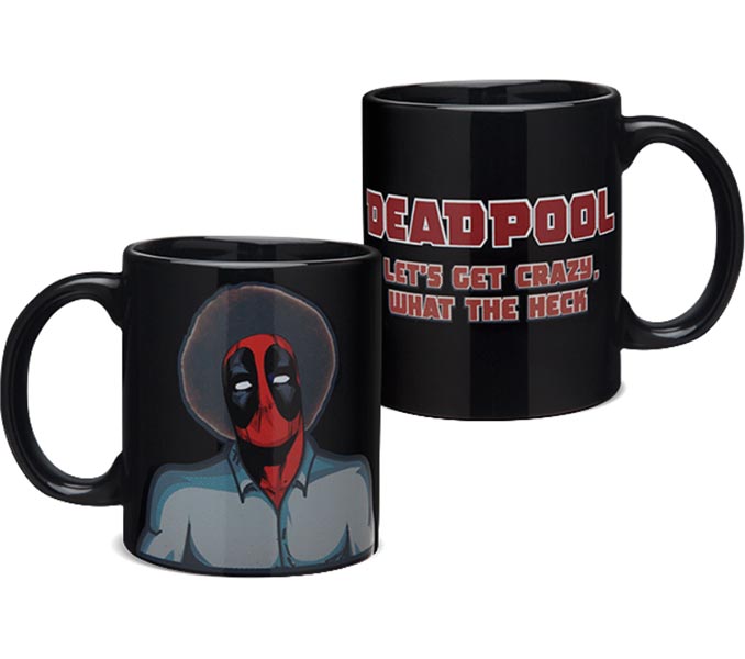 Deadpool Bob Ross Heat Change Mug - GeekAlerts
