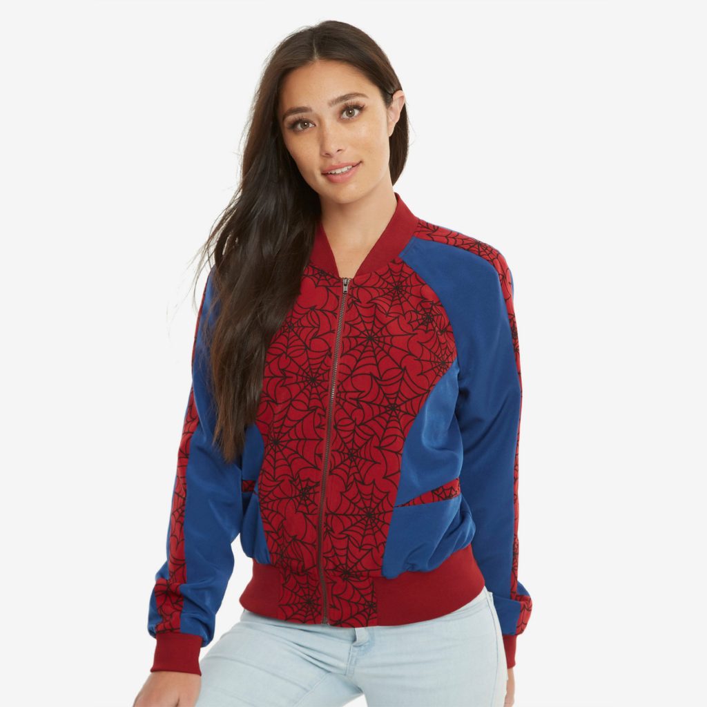 Marvel Spider-Man Satin Bomber Jacket - GeekAlerts