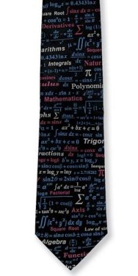 Math Equations Silk Tie - GeekAlerts