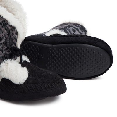 Nightmare Before Christmas Fair Isle Boot Slippers - GeekAlerts