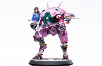 Overwatch D.Va and MEKA 20-Inch Statue - GeekAlerts