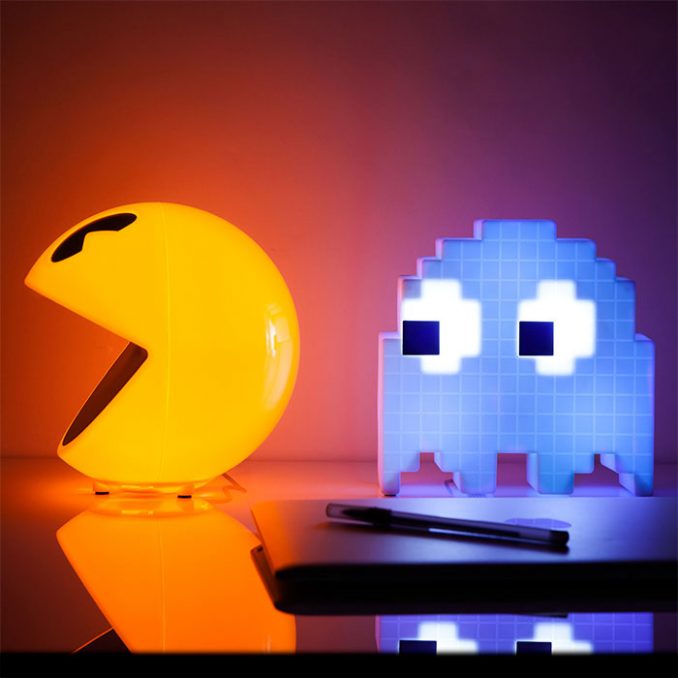 Pac-Man Lamp with Arcade Sound Effects - GeekAlerts