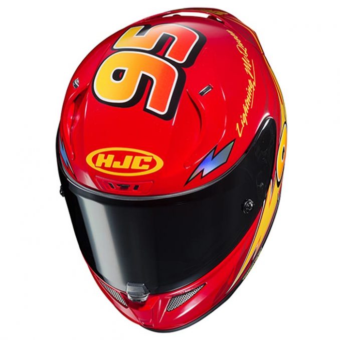 Lightning McQueen Motorcycle Helmet - GeekAlerts