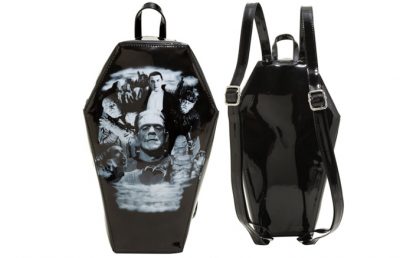 Rock Rebel Universal Monsters Coffin Backpack - GeekAlerts