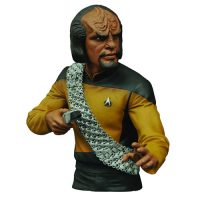 Star Trek Select The Next Generation Worf Bust Bank - GeekAlerts
