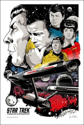 Star Trek To Boldly Go Art Print - GeekAlerts