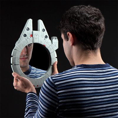 Star Wars Millennium Falcon Wall Mirror - GeekAlerts
