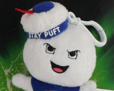 Stay Puft Mini Talking Plush Keychain - GeekAlerts