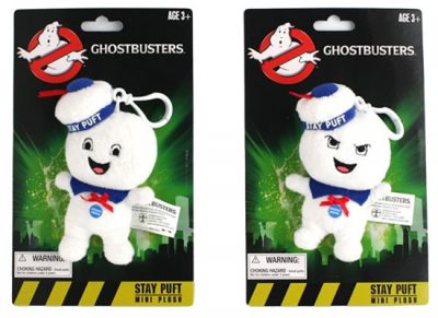 Stay Puft Mini Talking Plush Keychain - GeekAlerts