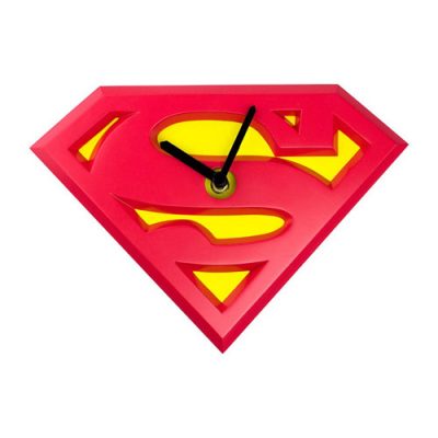 Superman Logo Wobble Wall Clock - GeekAlerts