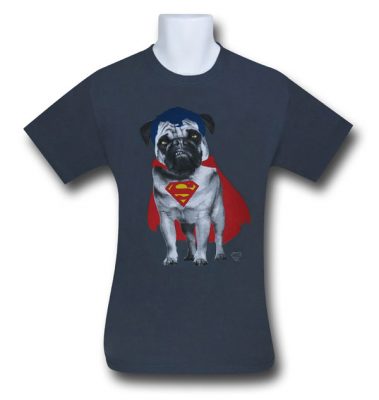 Superman Superpug T-Shirt - GeekAlerts