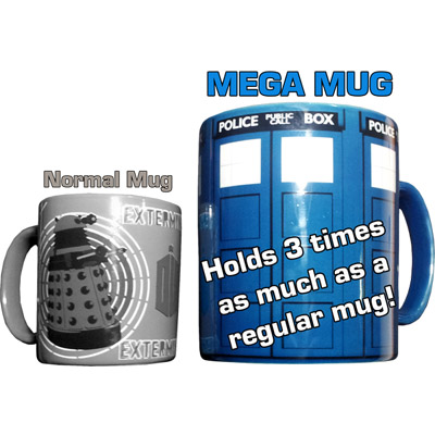 Doctor Who TARDIS Mega Mug - GeekAlerts