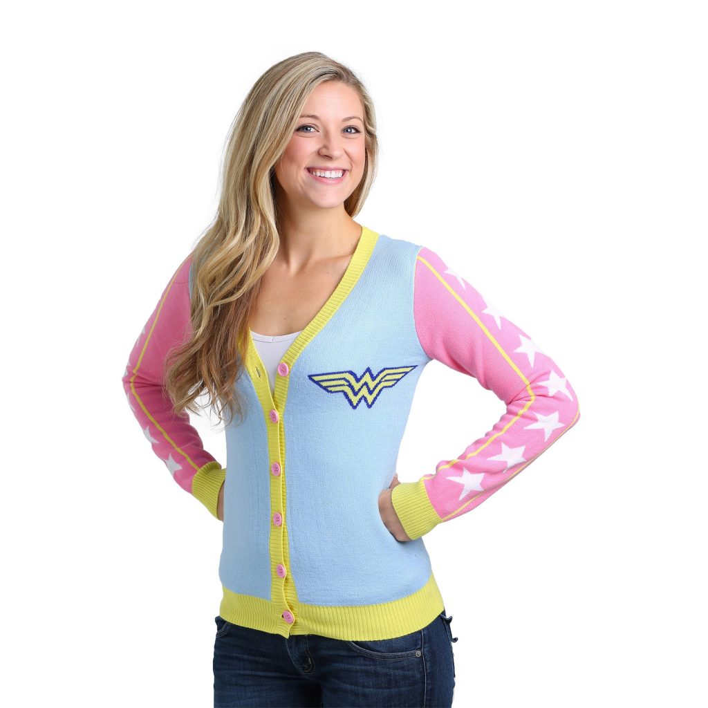 Wonder Woman Retro Cardigan - GeekAlerts
