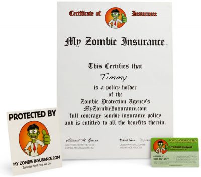 Zombie Insurance Kit - GeekAlerts