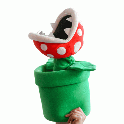Gigantic Super Mario Piranha Plant Puppet - GeekAlerts