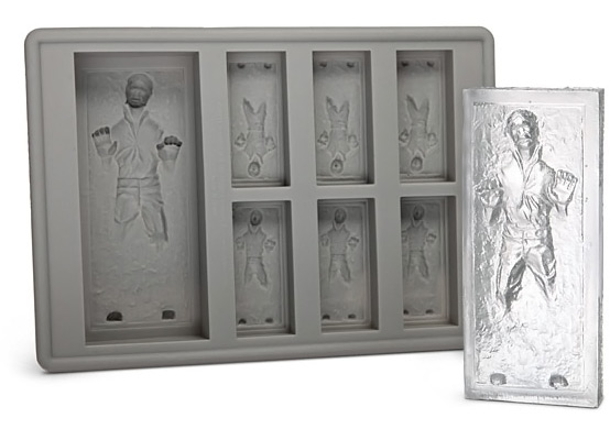 Star Wars Han Solo in Carbonite Ice Cube Tray - GeekAlerts