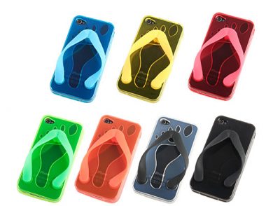 iPhone 4 Slippers Plastic Case - GeekAlerts